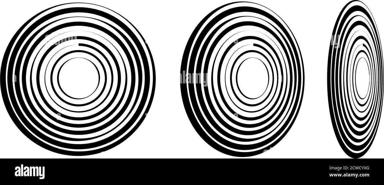 Spirals, swirls, twirls in perspective. Spiral vector illustration ...
