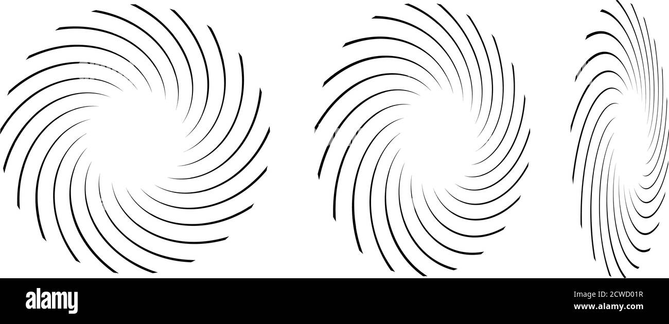 Spirals, swirls, twirls in perspective. Spiral vector illustration ...