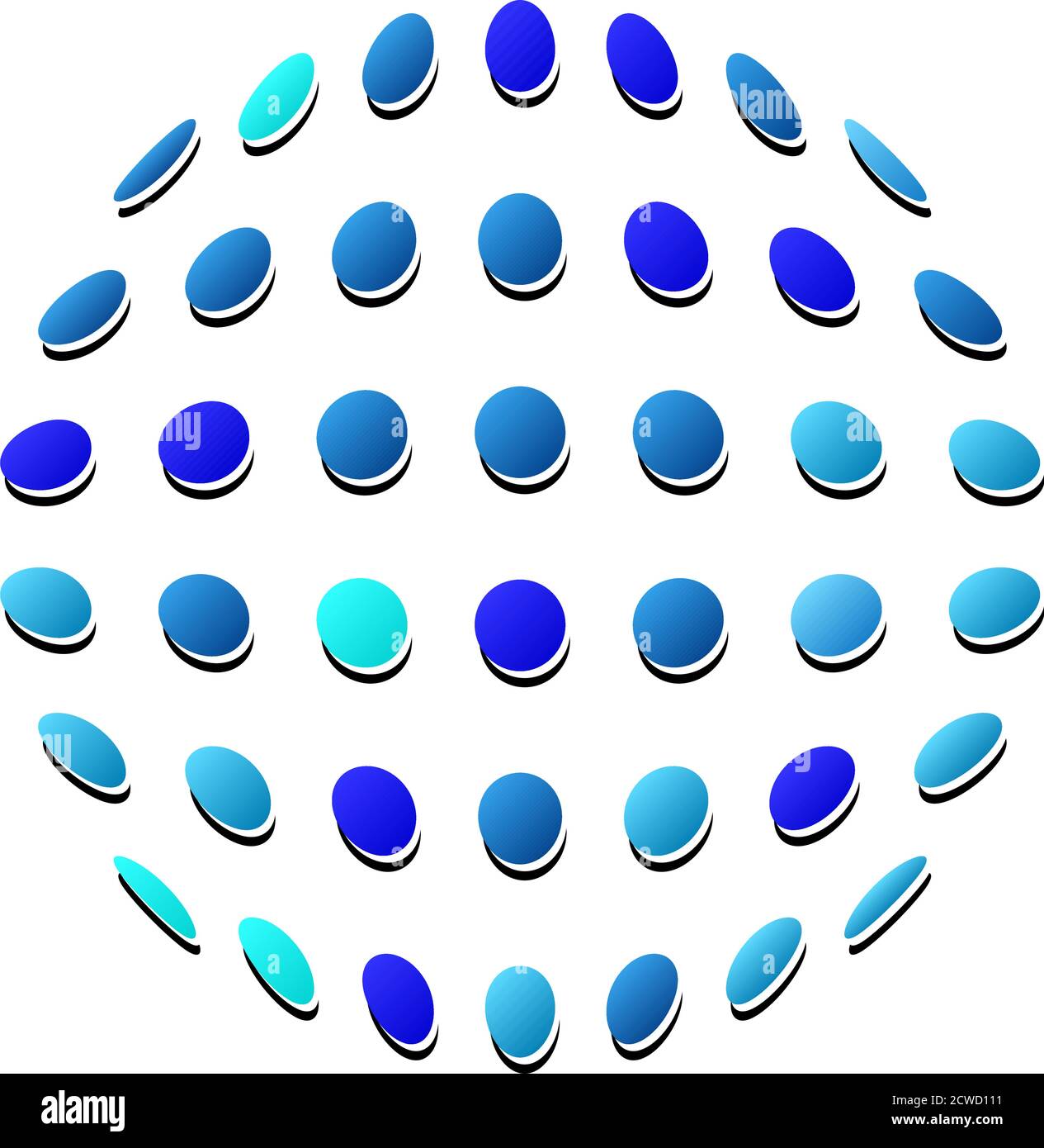 Colorful motifs, abstract shapes vector. Circular pattern elements ...