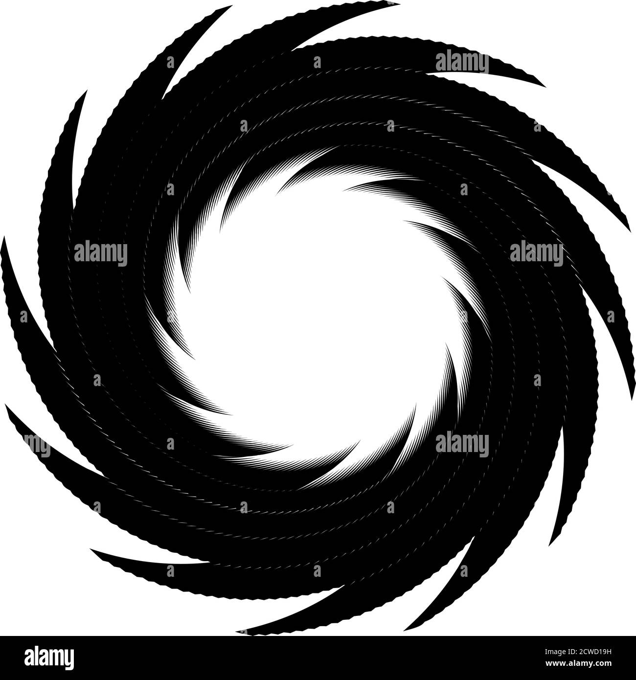Spiral, twist radial swirl, twirl circular vector illustration. Revolve ...