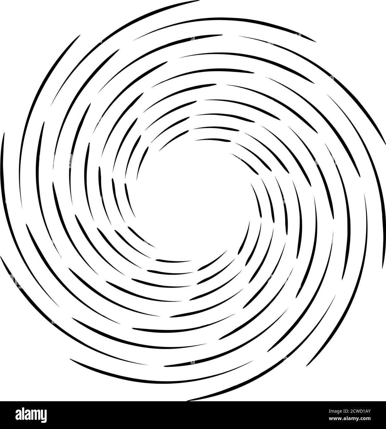 Spiral, twist radial swirl, twirl circular vector illustration. Revolve ...