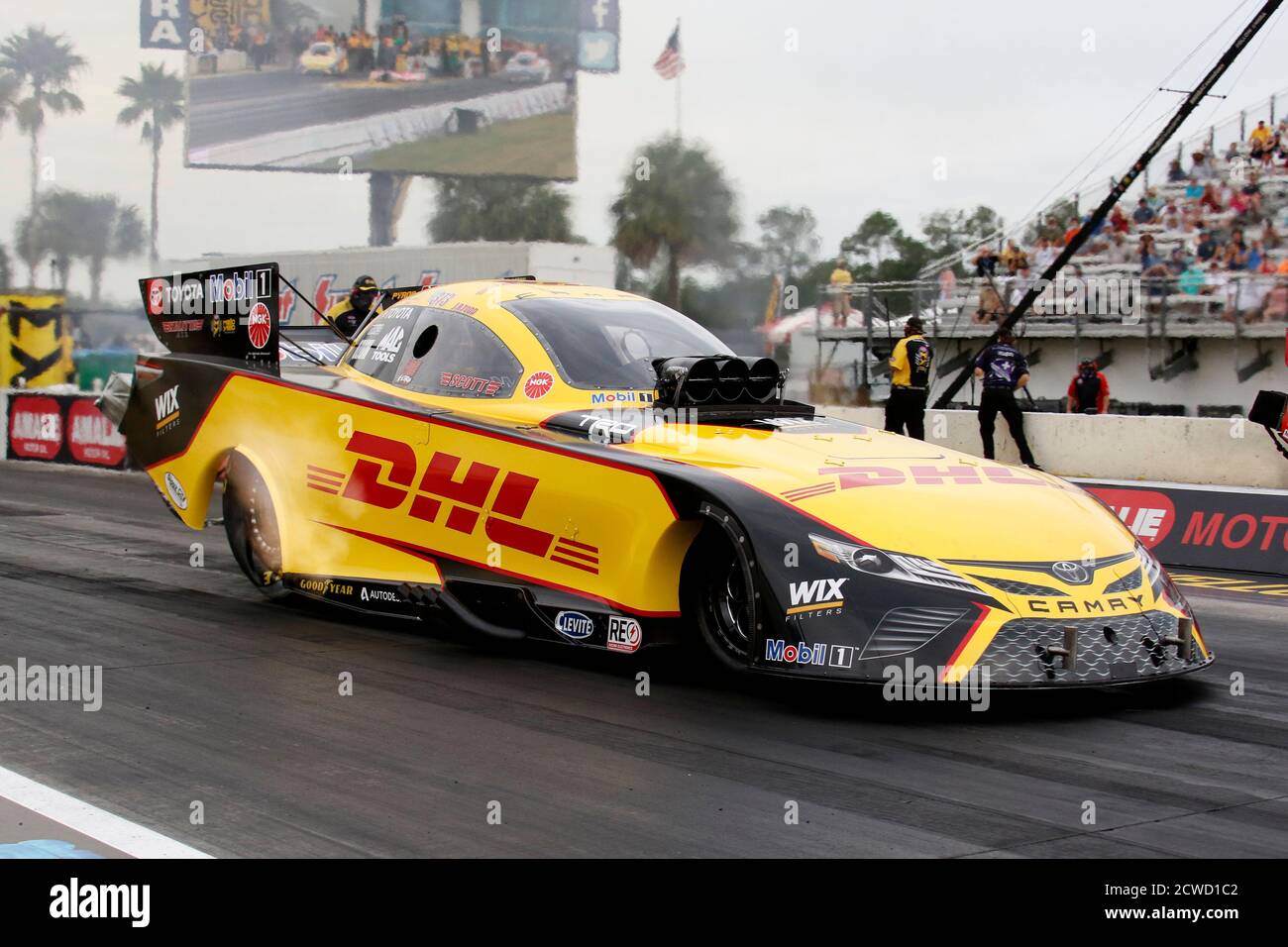 Gainsville, Florida, USA. 27th Sep, 2020. Funny Car driver J.R. Todd ...