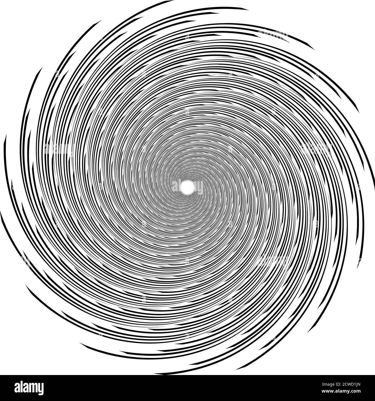 Spiral, twist radial swirl, twirl circular vector illustration. Revolve ...