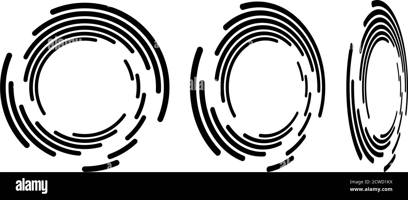 Spirals, swirls, twirls in perspective. Spiral vector illustration ...