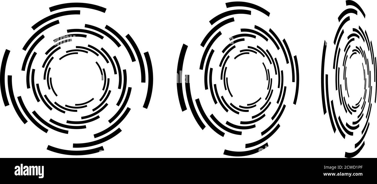 Spirals, swirls, twirls in perspective. Spiral vector illustration ...