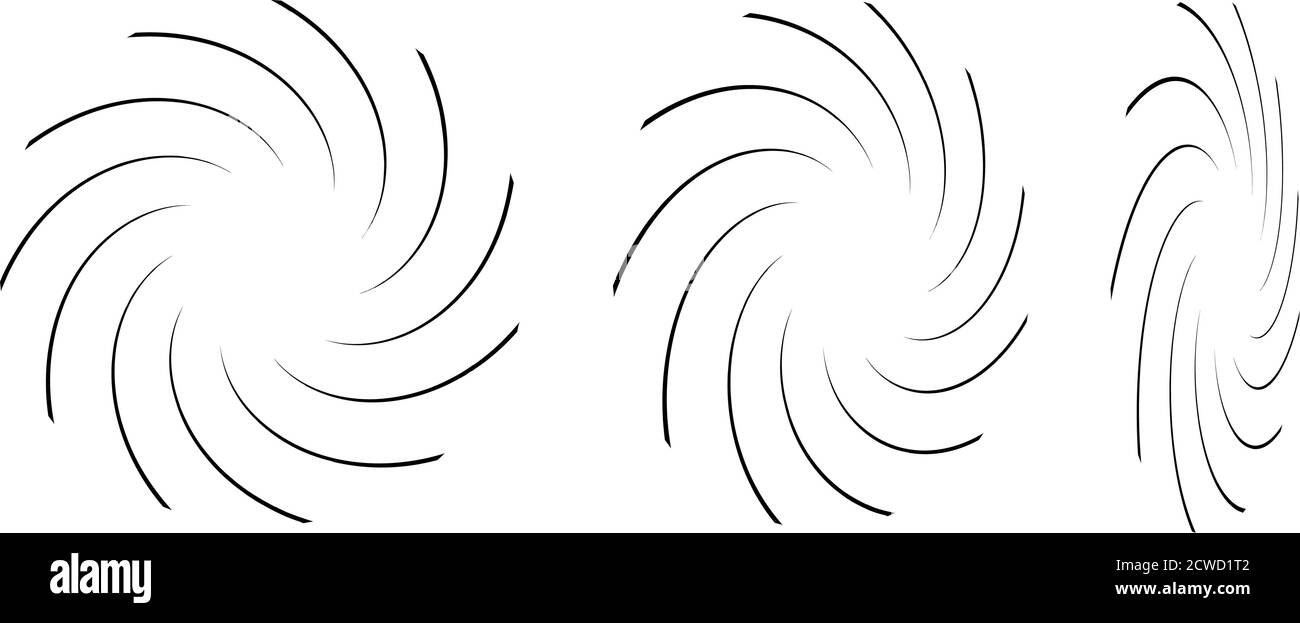 Spirals, swirls, twirls in perspective. Spiral vector illustration ...