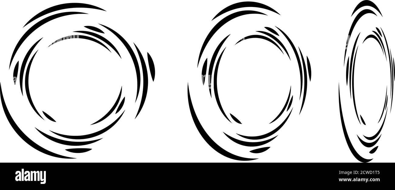 Spirals, swirls, twirls in perspective. Spiral vector illustration ...