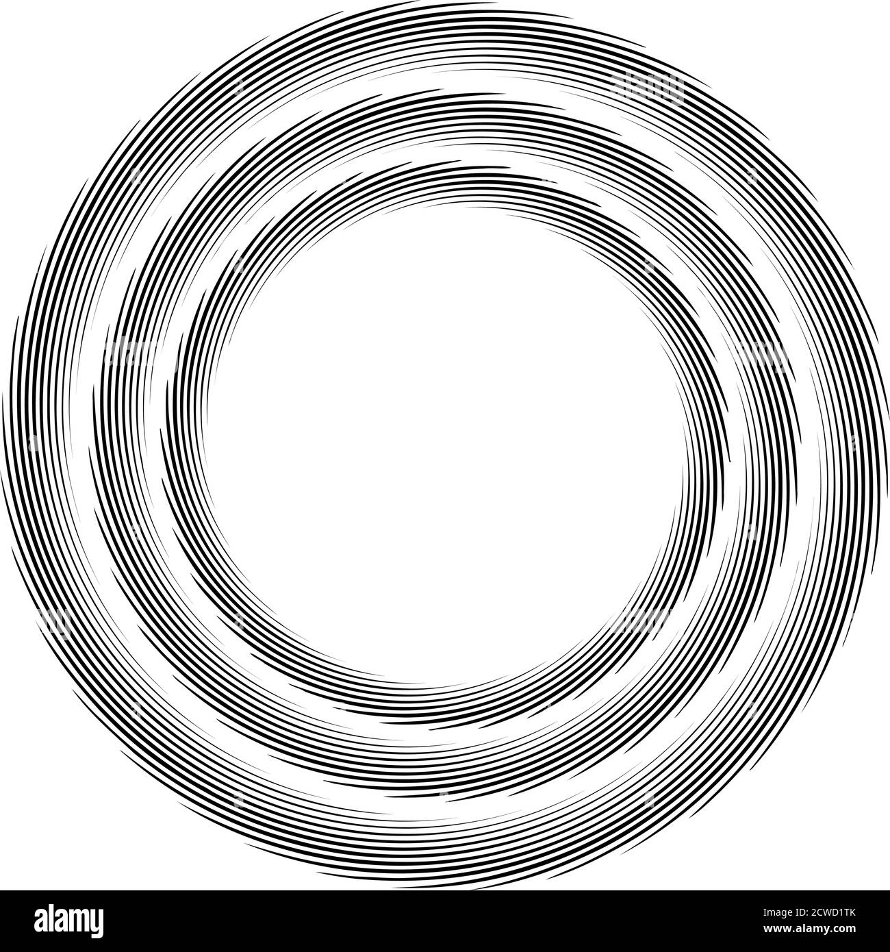 Spiral, twist radial swirl, twirl circular vector illustration. Revolve ...