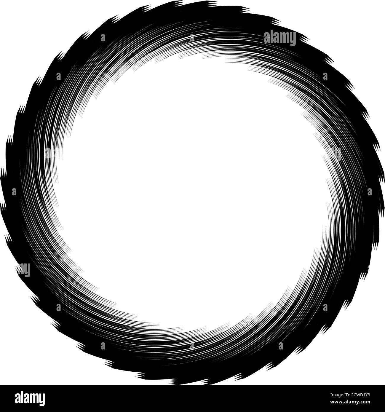 Spiral, twist radial swirl, twirl circular vector illustration. Revolve ...