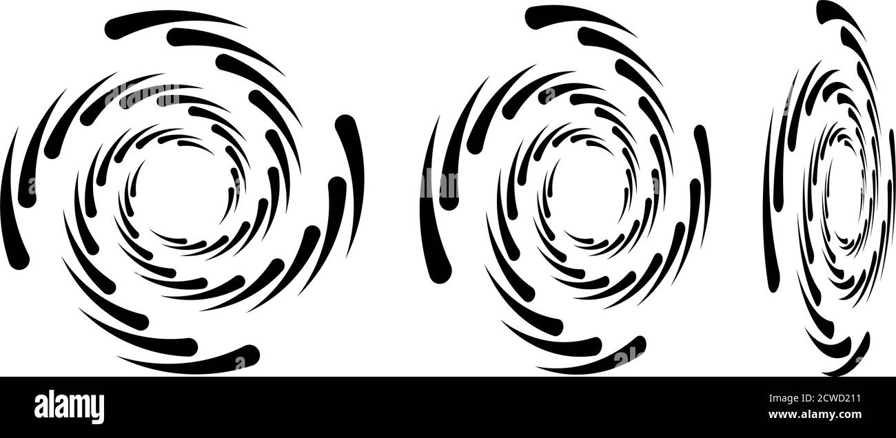 Spirals, swirls, twirls in perspective. Spiral vector illustration ...
