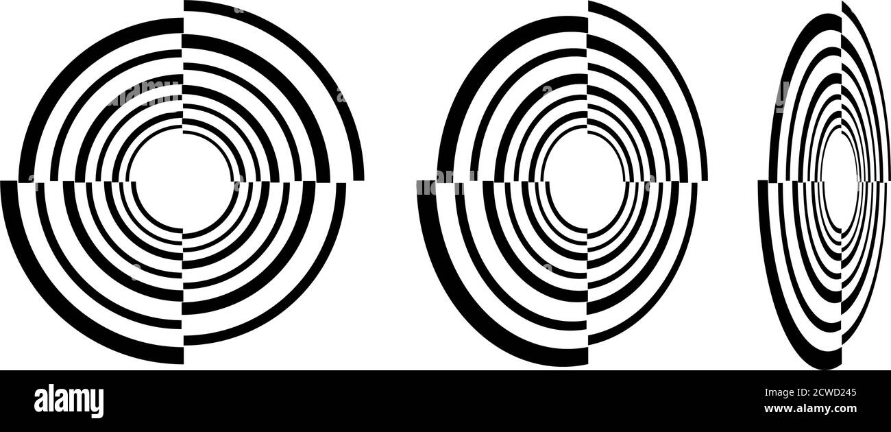 Spirals, swirls, twirls in perspective. Spiral vector illustration ...