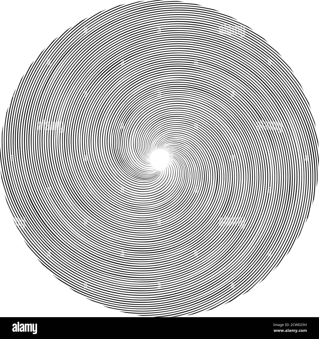 Spiral, twist radial swirl, twirl circular vector illustration. Revolve ...