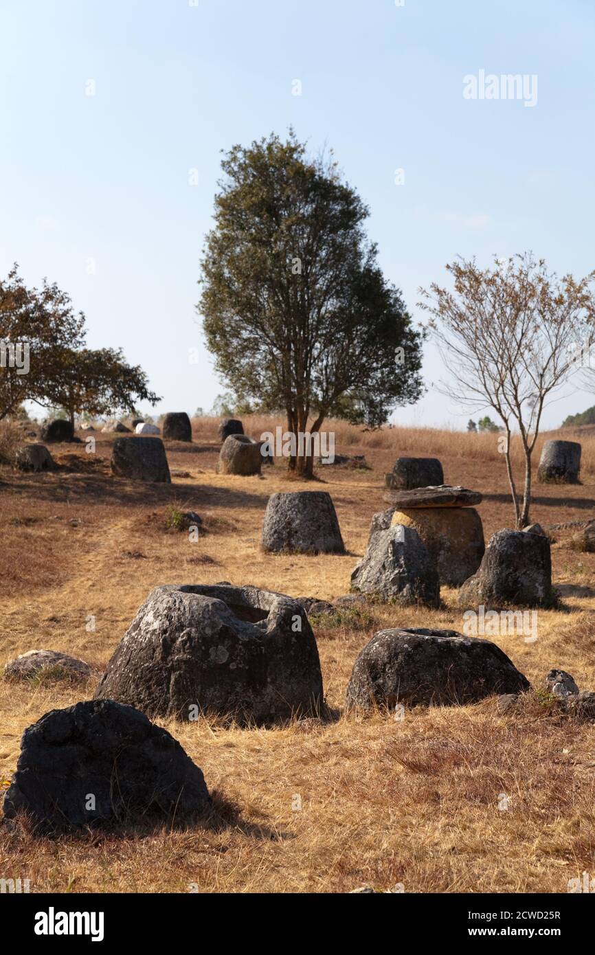 Plain of Jars, Phonsavan Laos mysterious location of stone jars 2000 ...