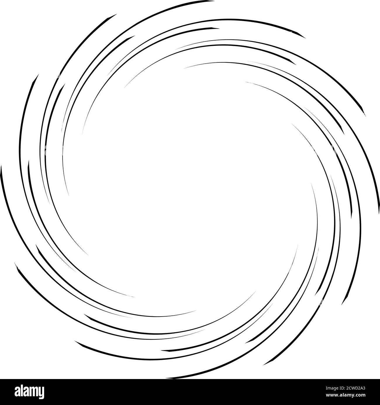 Spiral, twist radial swirl, twirl circular vector illustration. Revolve ...