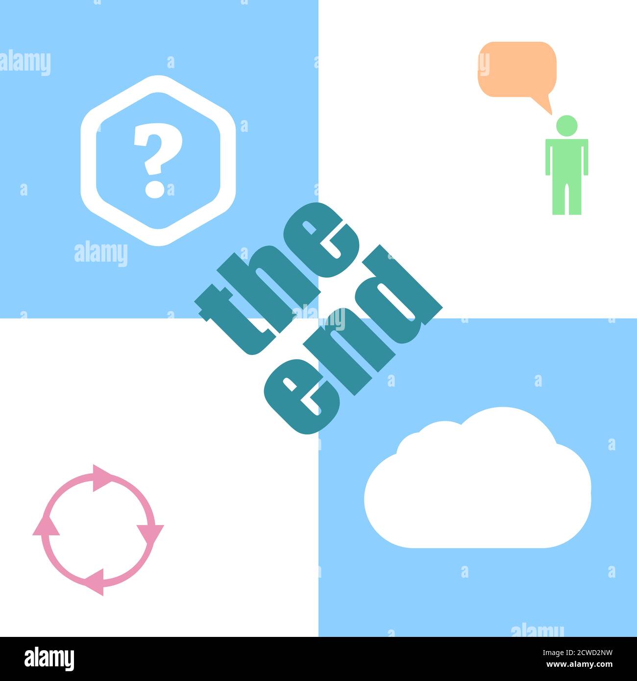 Text the end. Social concept . Infographic dashboard ui interface ...