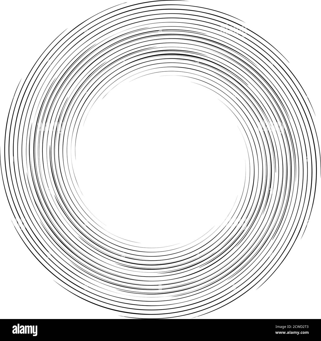 Spiral, twist radial swirl, twirl circular vector illustration. Revolve ...