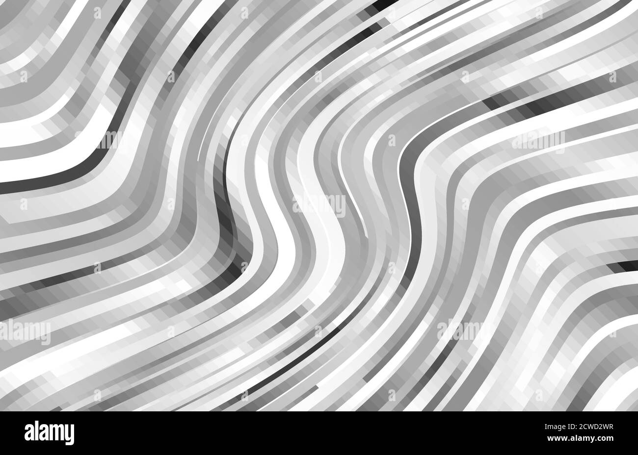 Waving, wavy lines, stripes rectangular background, pattern. Undulate ...