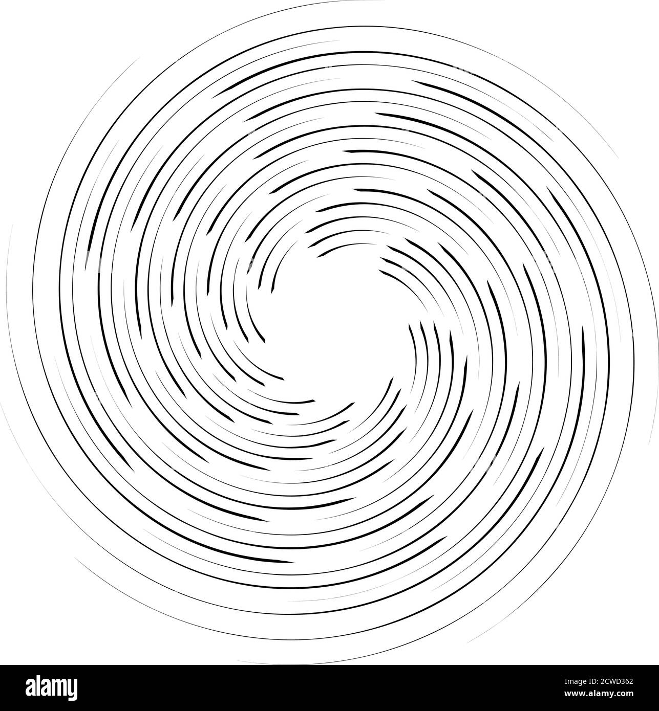 Spiral, twist radial swirl, twirl circular vector illustration. Revolve ...