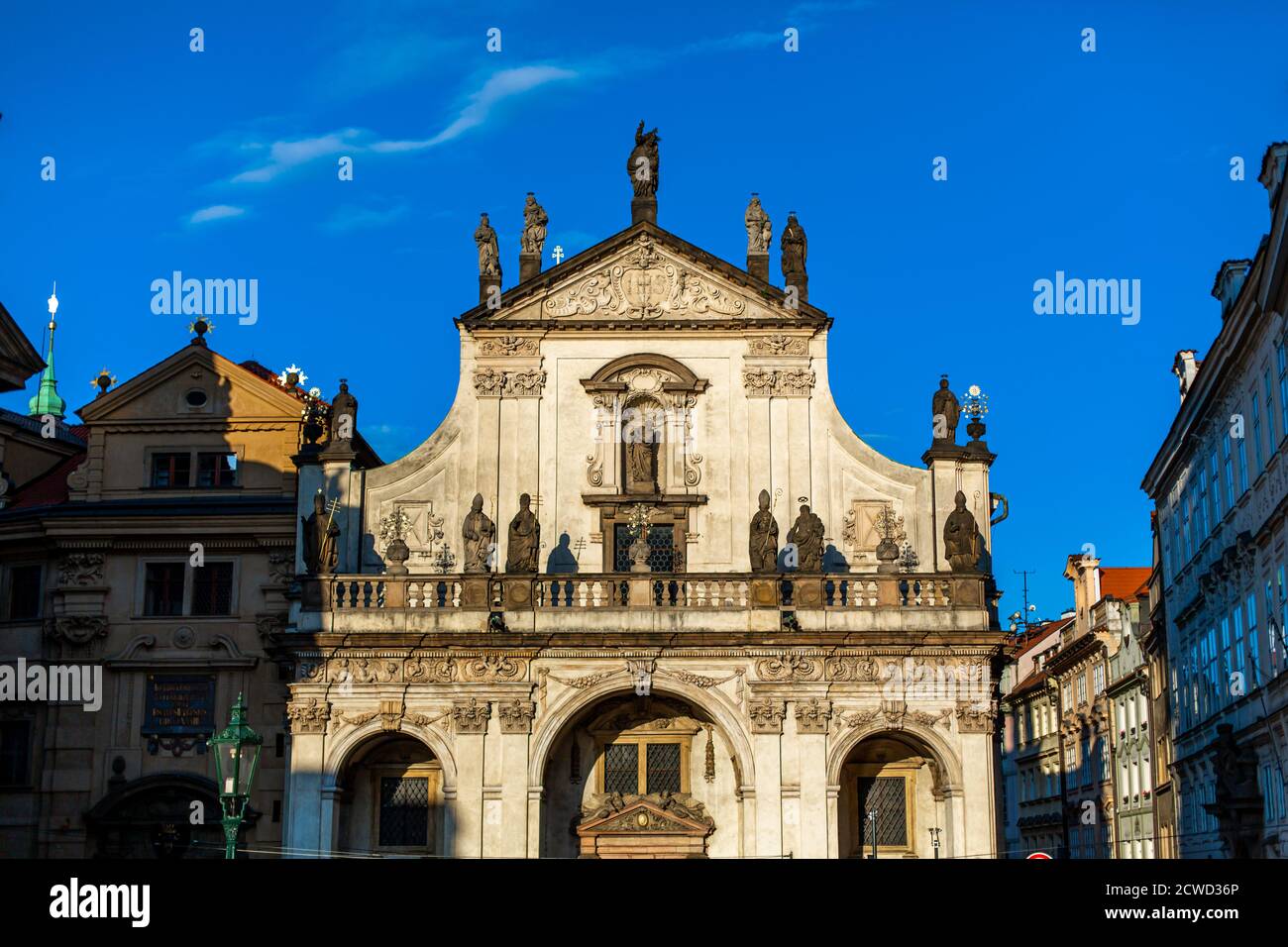 The architecture of old Europe. Artistic modeling, figures on the ...