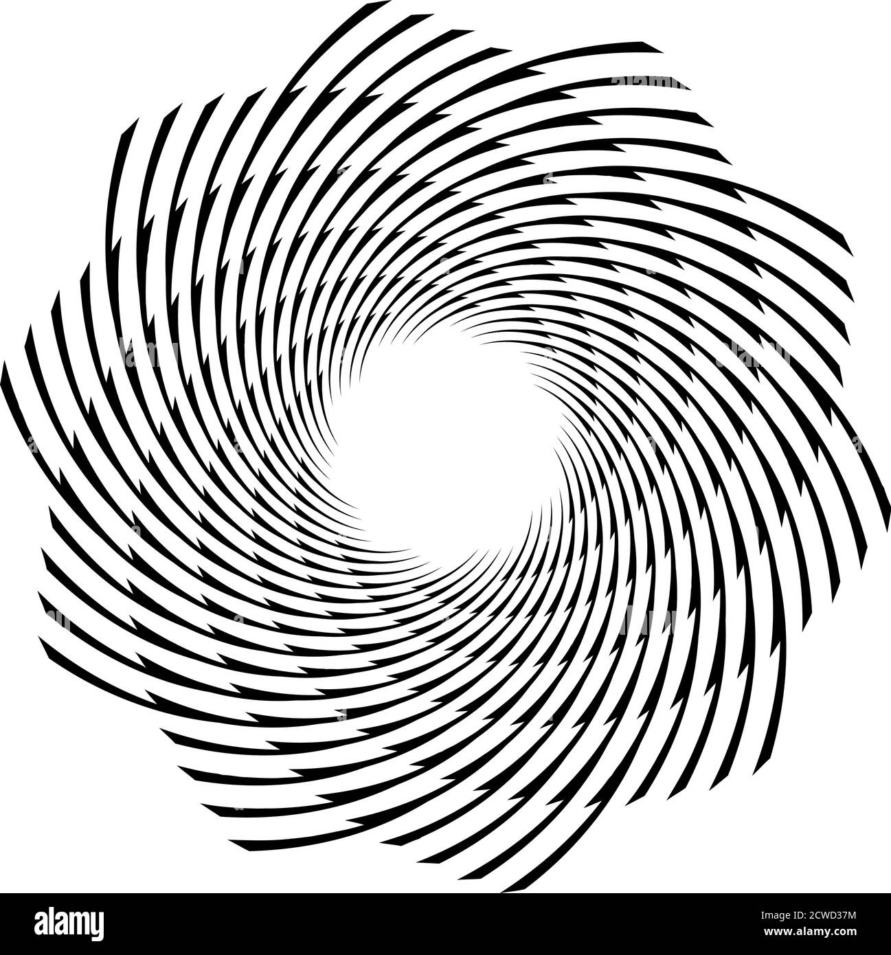 Spiral, twist radial swirl, twirl circular vector illustration. Revolve ...