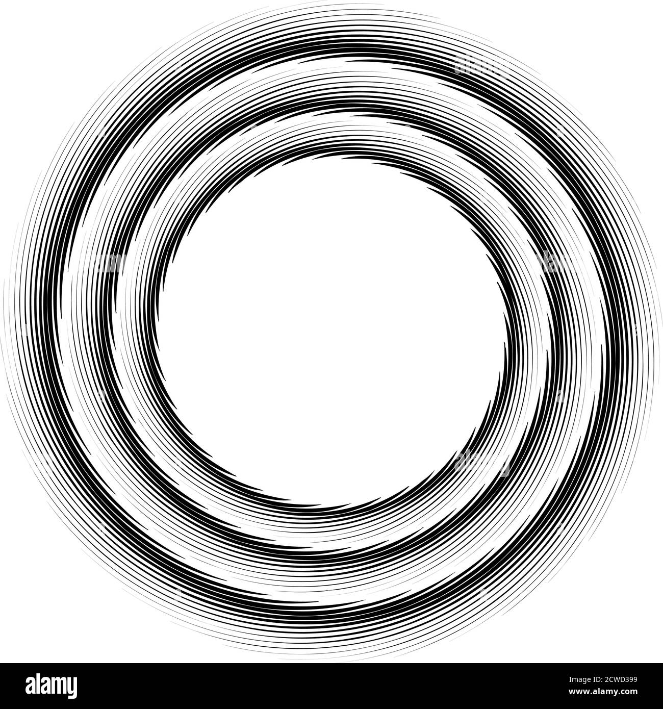 Spiral, twist radial swirl, twirl circular vector illustration. Revolve ...