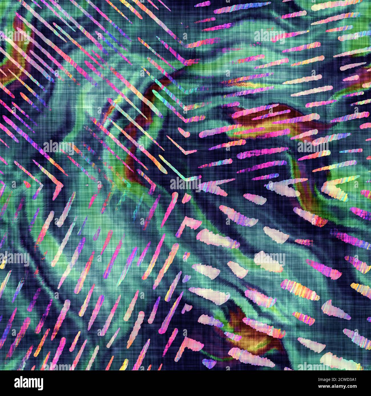 Blurry rainbow glitch artistic stripe texture background. Irregular ...