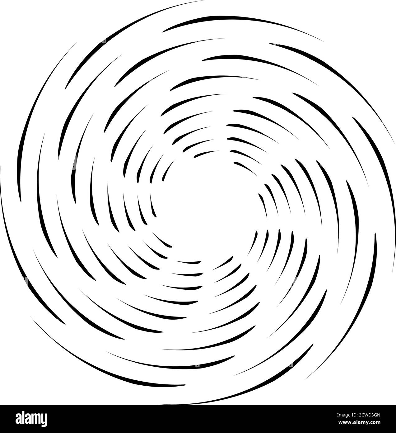 Spiral, twist radial swirl, twirl circular vector illustration. Revolve ...