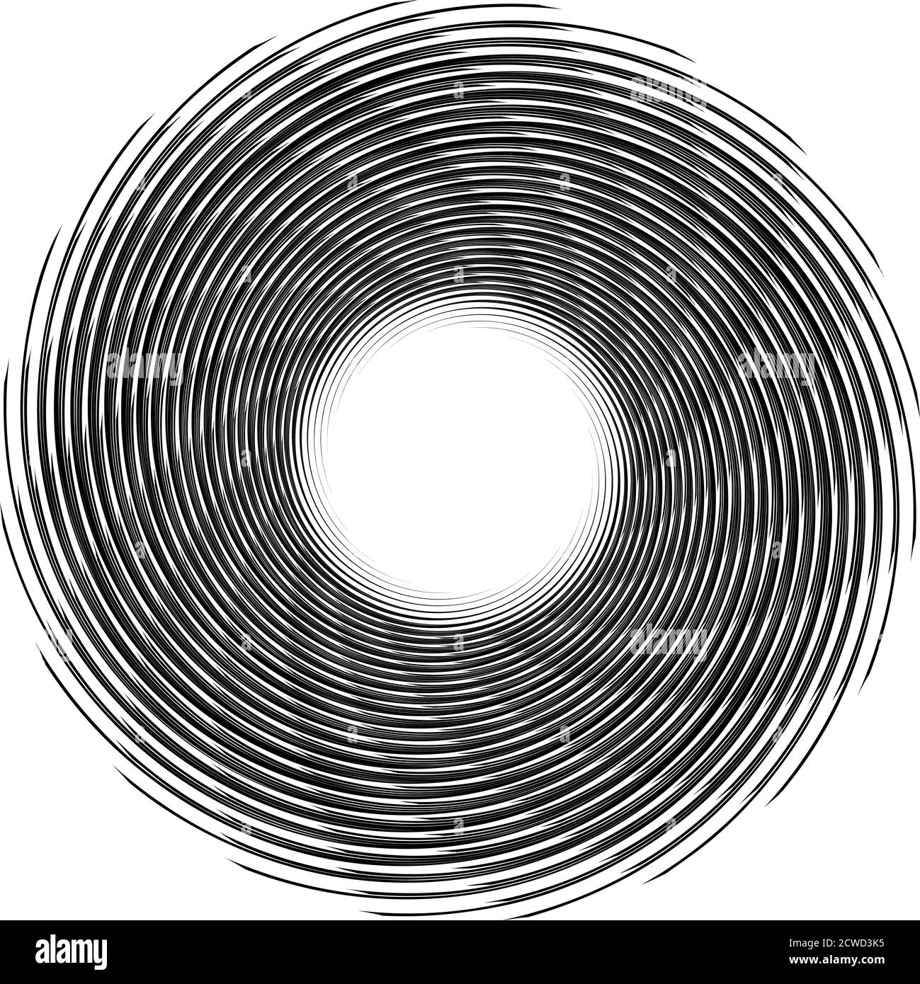 Spiral, twist radial swirl, twirl circular vector illustration. Revolve ...