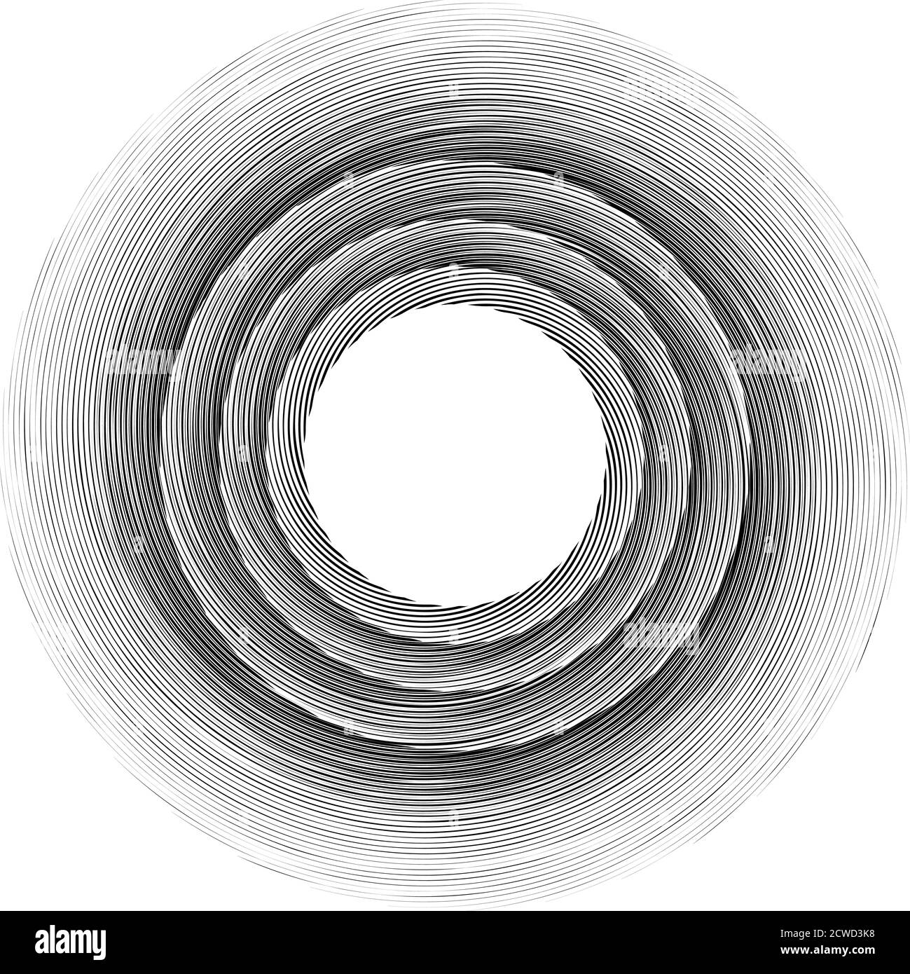 Spiral, twist radial swirl, twirl circular vector illustration. Revolve ...