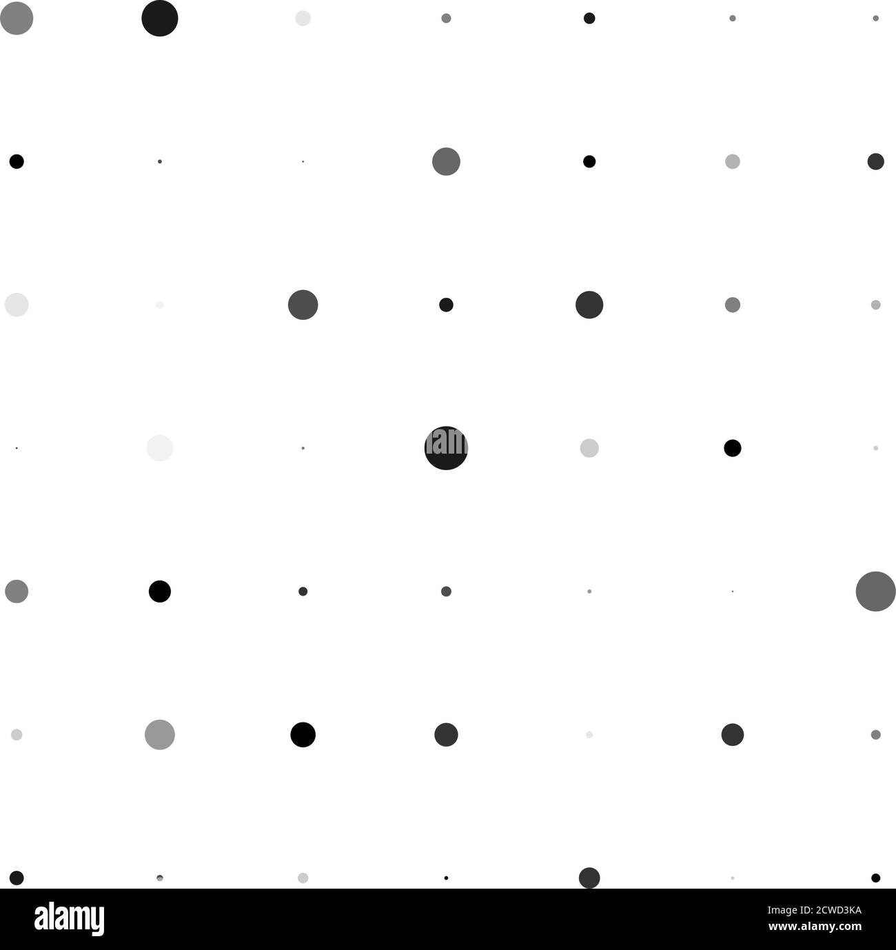 7x7 circles dots variation design. Dotted speckles, freckles. Circles ...