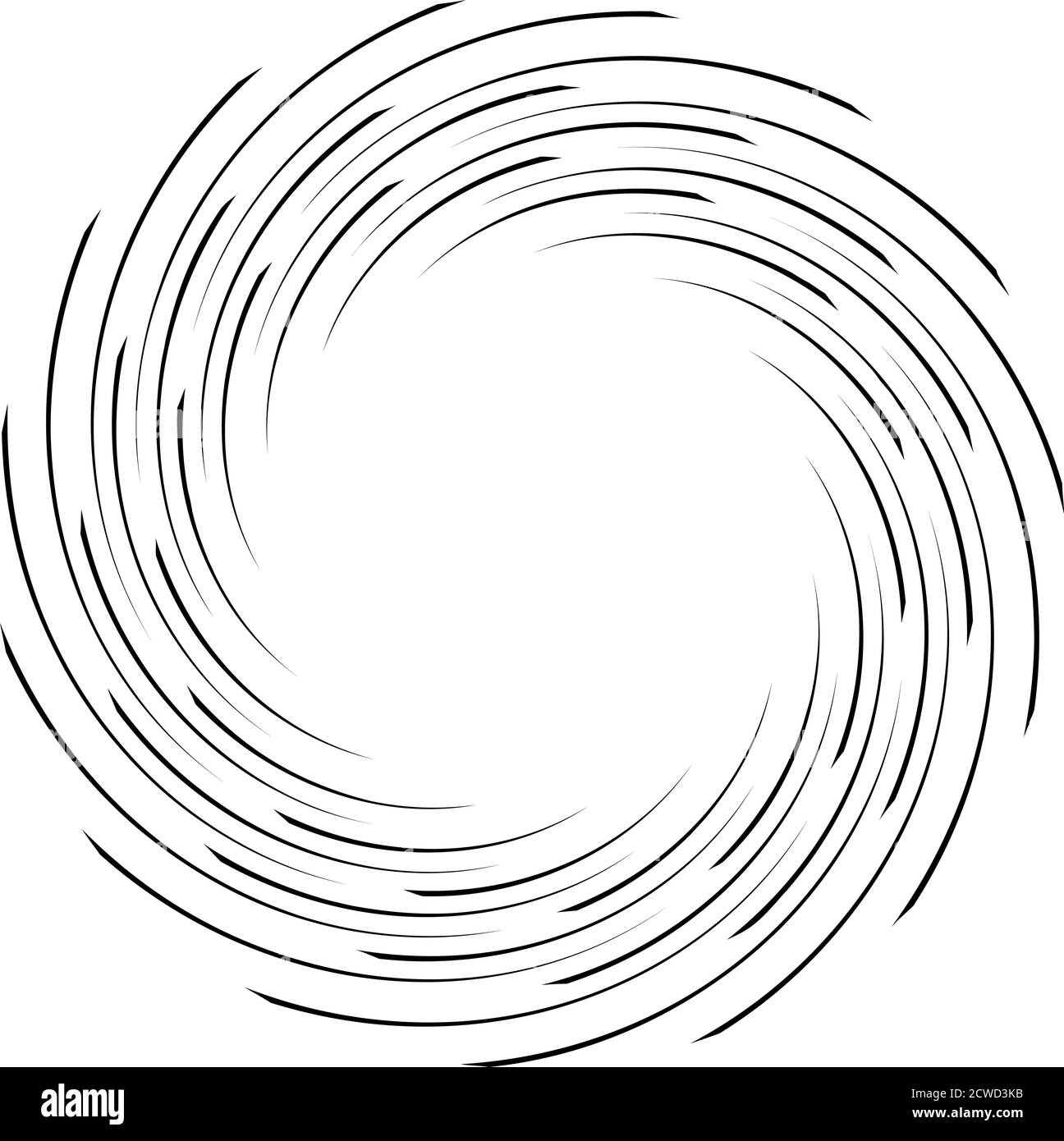 Spiral, twist radial swirl, twirl circular vector illustration. Revolve ...