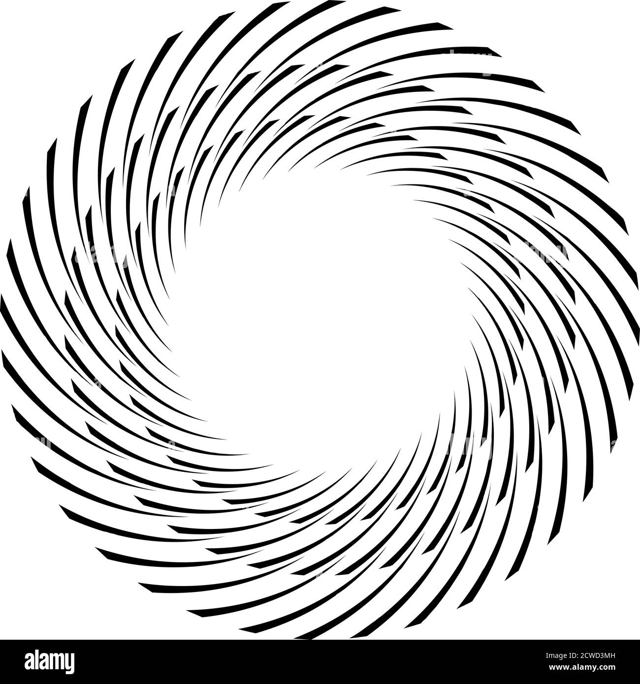 Spiral, twist radial swirl, twirl circular vector illustration. Revolve ...