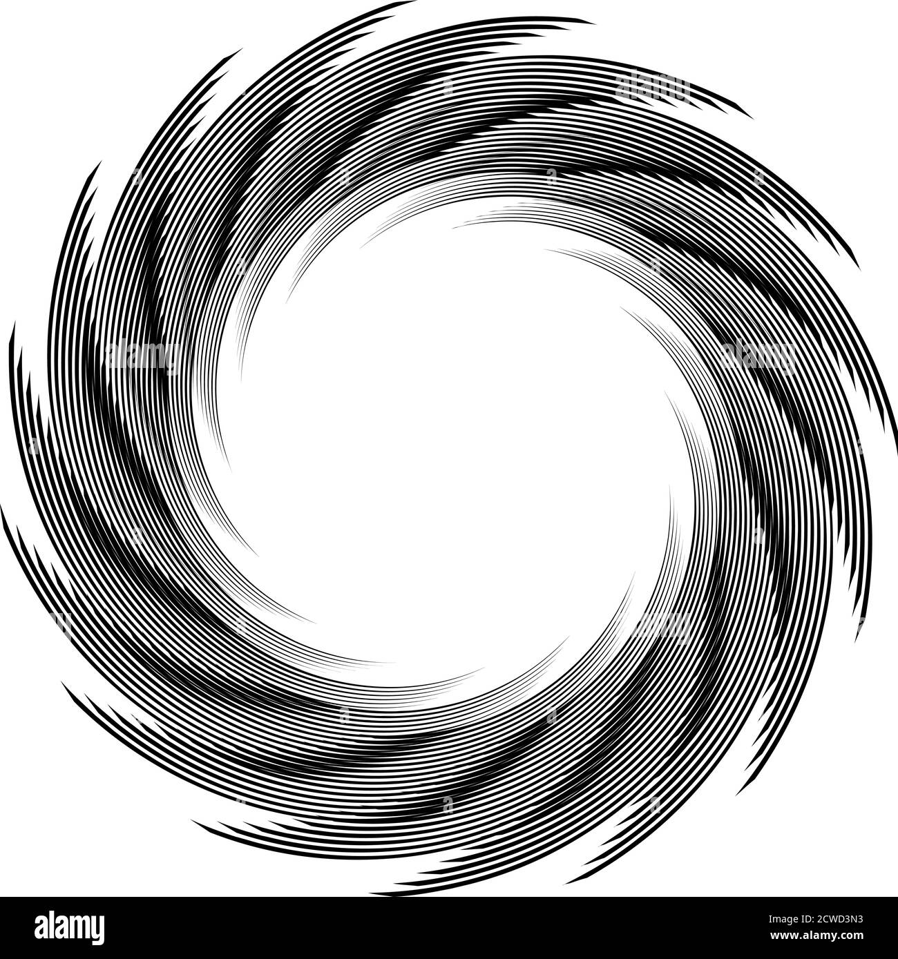 Spiral, twist radial swirl, twirl circular vector illustration. Revolve ...
