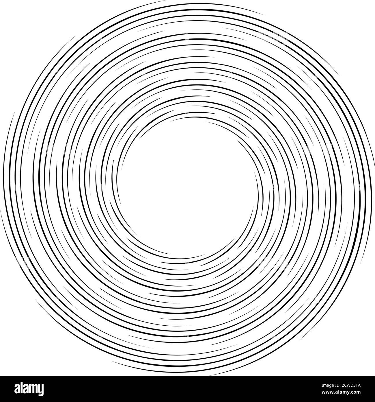 Spiral, twist radial swirl, twirl circular vector illustration. Revolve ...