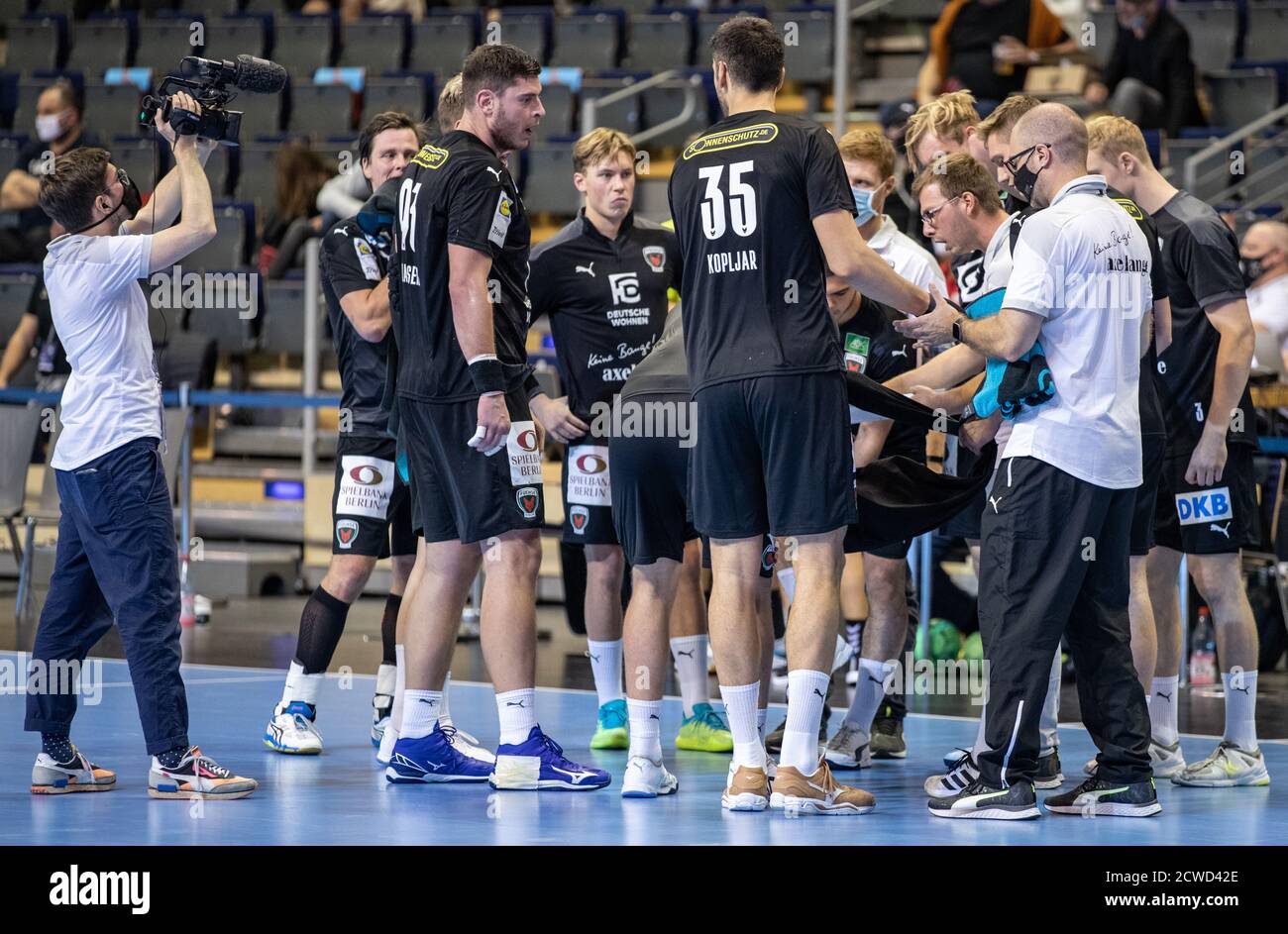 Berlin, Germany. 29th Sep, 2020. Handball: EHF European League, Füchse ...