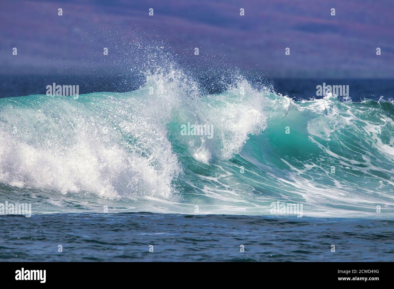 Spectacular beauty of a high energy wave breaking on Maui Stock Photo ...