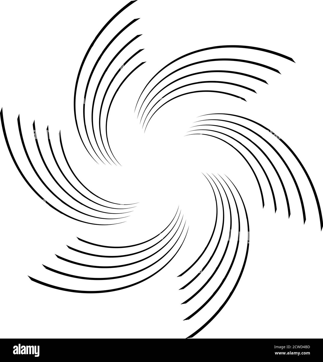 Spiral, twist radial swirl, twirl circular vector illustration. Revolve ...