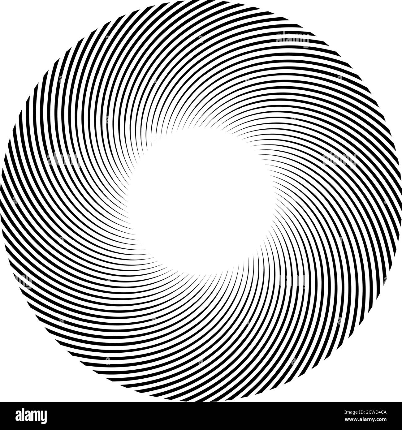 Spiral, twist radial swirl, twirl circular vector illustration. Revolve ...