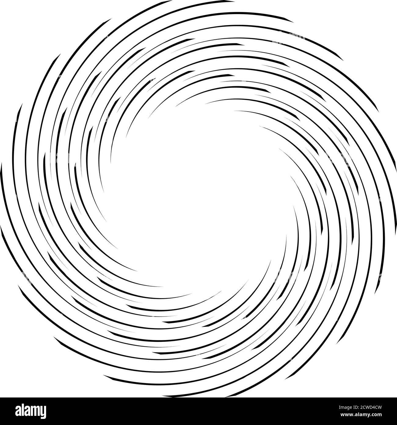 Spiral, twist radial swirl, twirl circular vector illustration. Revolve ...