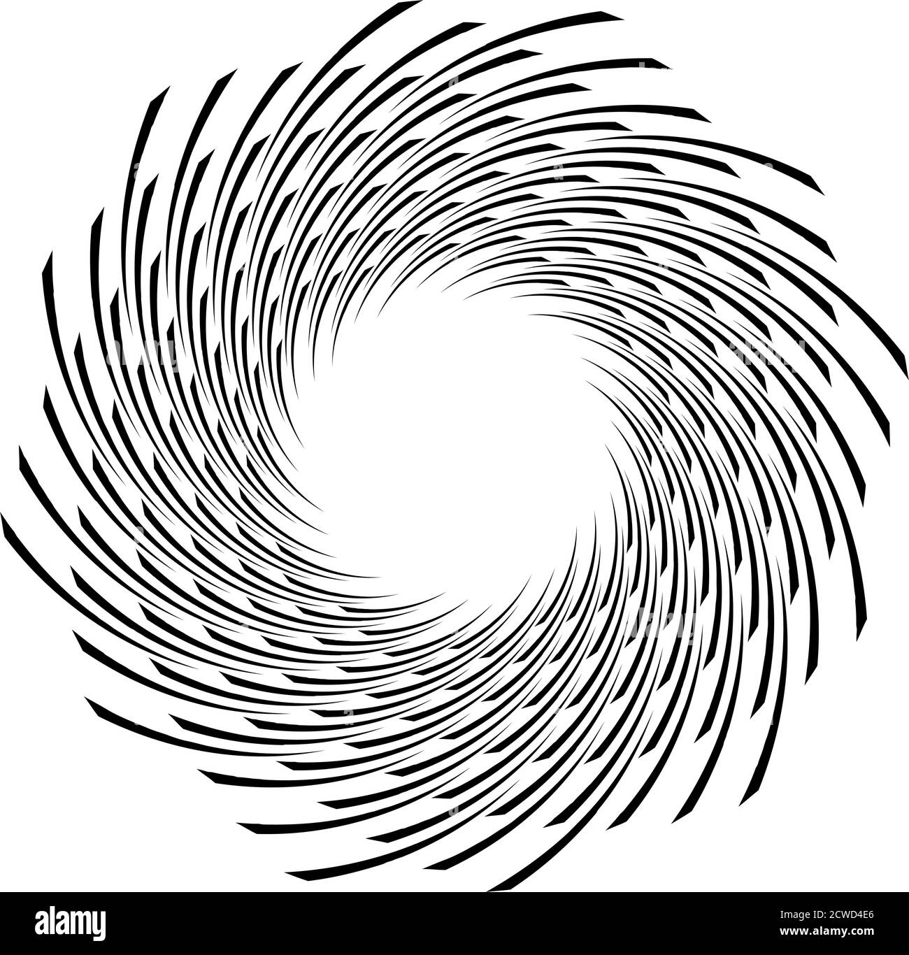 Spiral, twist radial swirl, twirl circular vector illustration. Revolve ...
