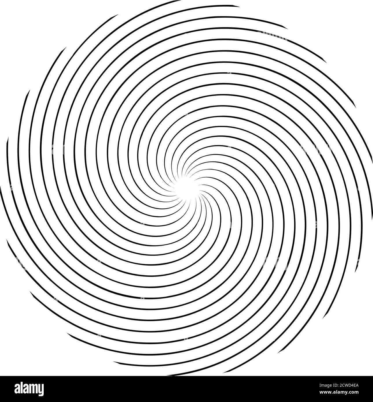 Spiral, twist radial swirl, twirl circular vector illustration. Revolve ...