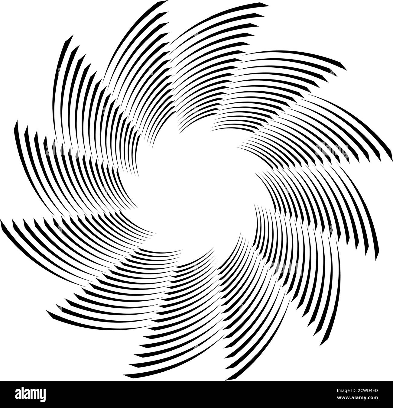 Spiral, twist radial swirl, twirl circular vector illustration. Revolve ...