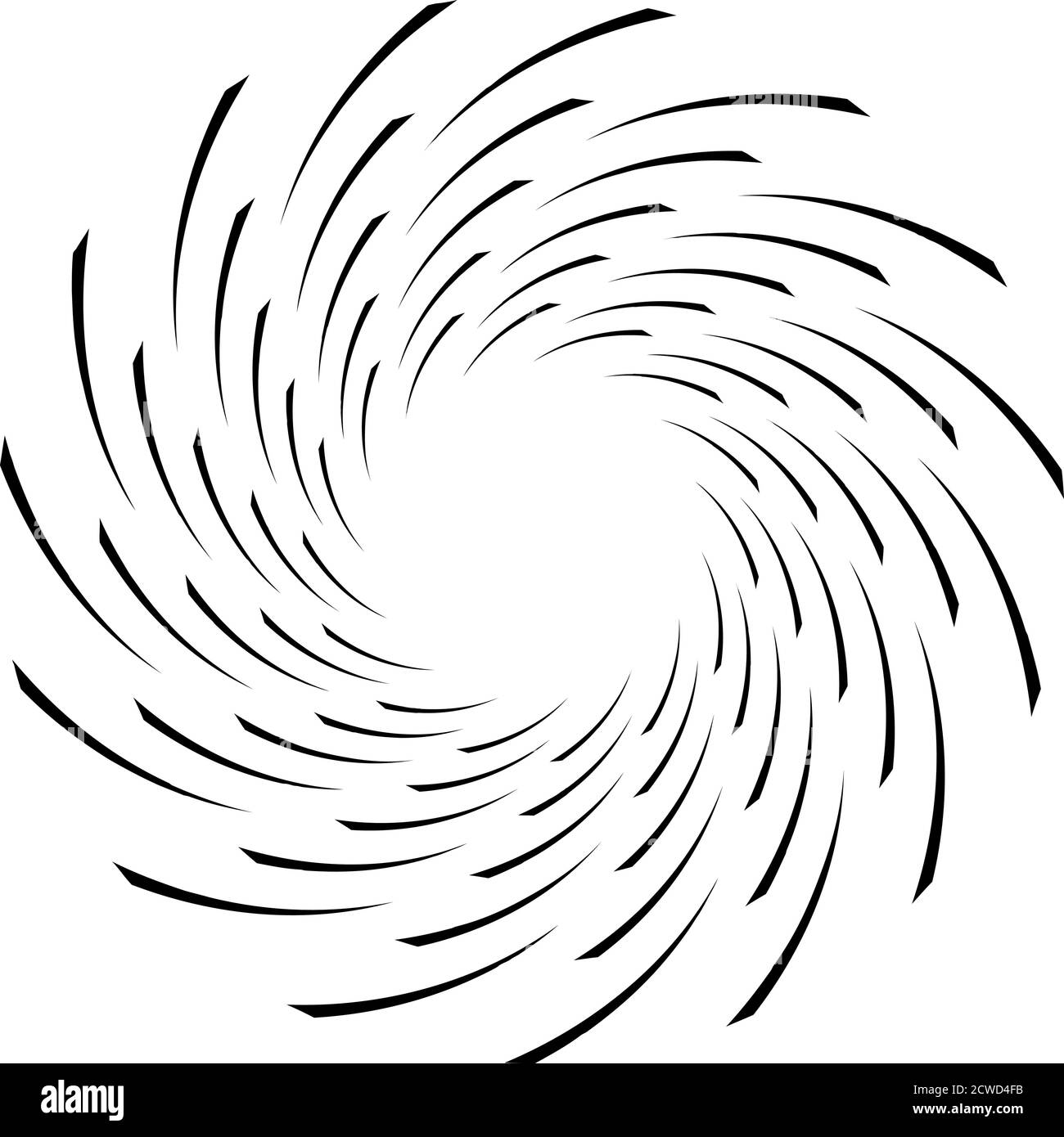 Spiral, twist radial swirl, twirl circular vector illustration. Revolve ...