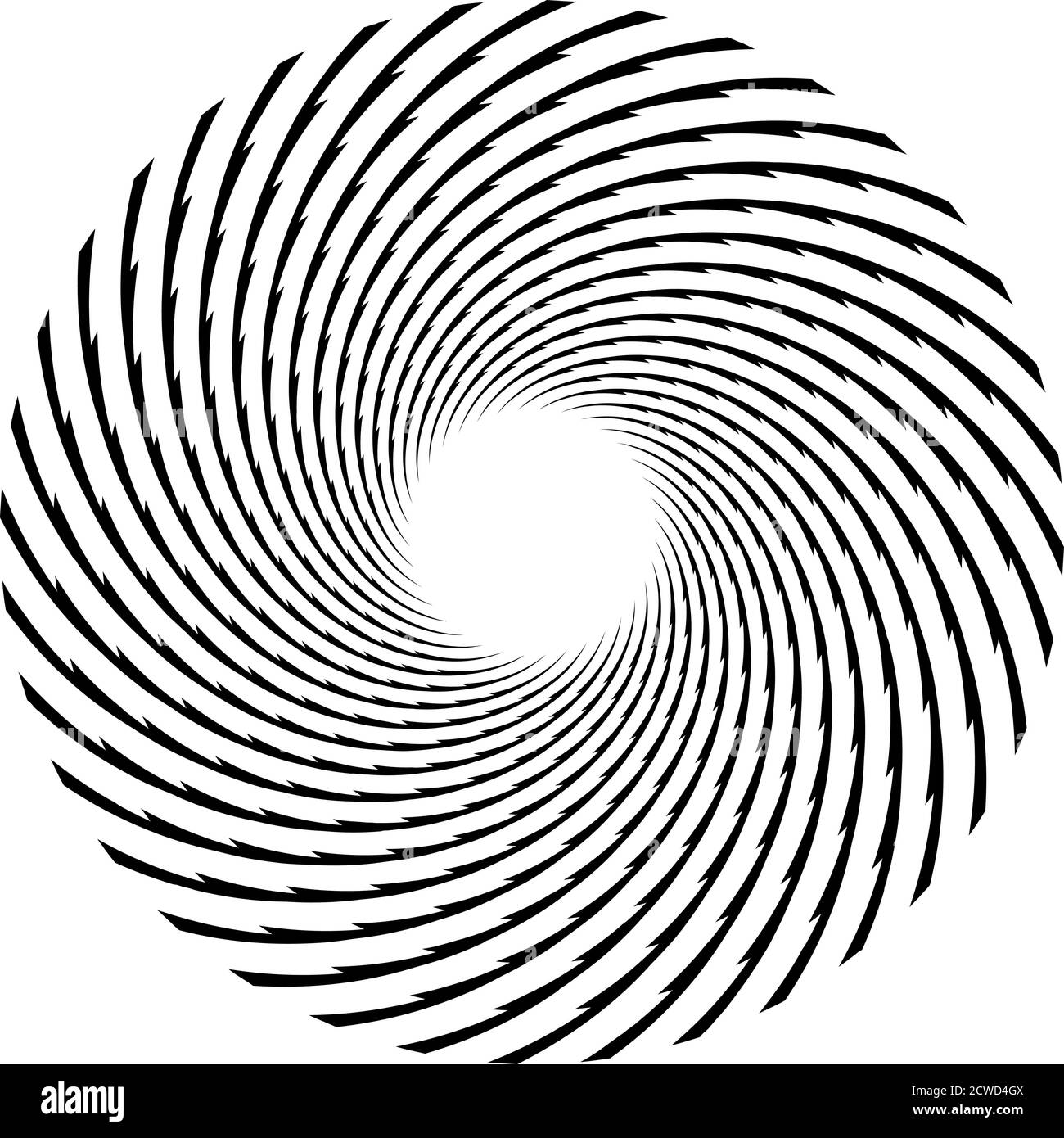 Spiral, twist radial swirl, twirl circular vector illustration. Revolve ...