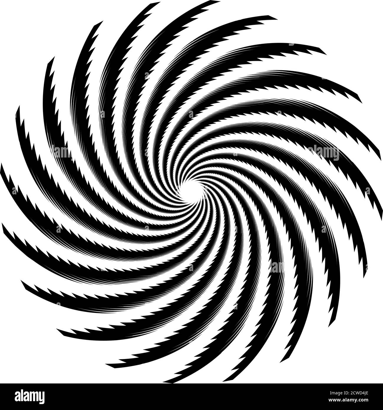 Spiral, twist radial swirl, twirl circular vector illustration. Revolve ...