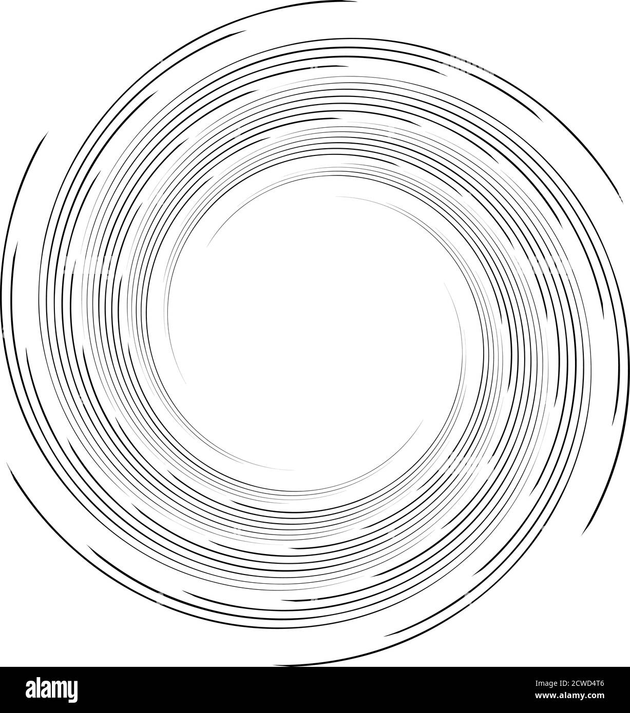 Spiral, twist radial swirl, twirl circular vector illustration. Revolve ...