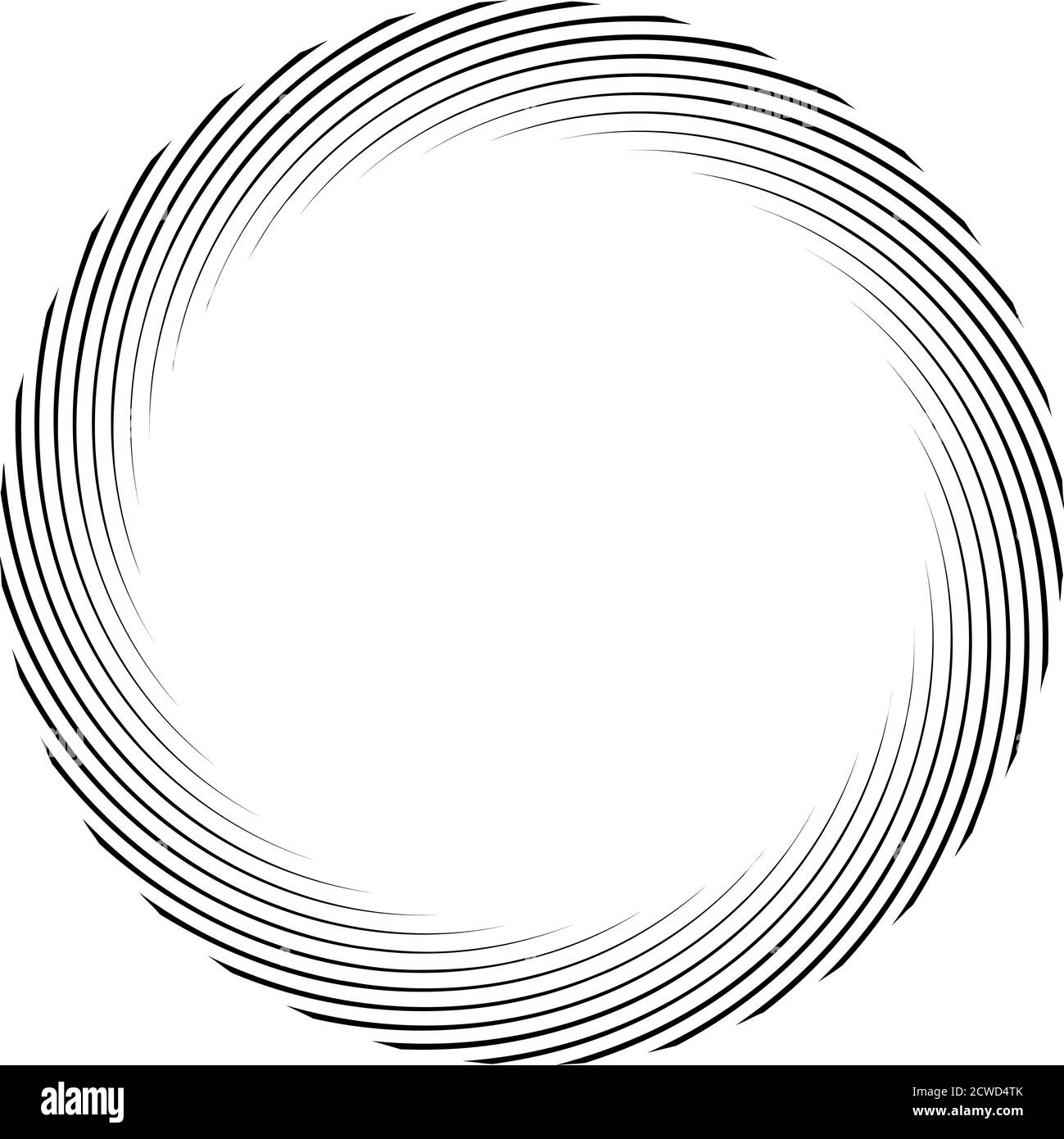 Spiral, twist radial swirl, twirl circular vector illustration. Revolve ...