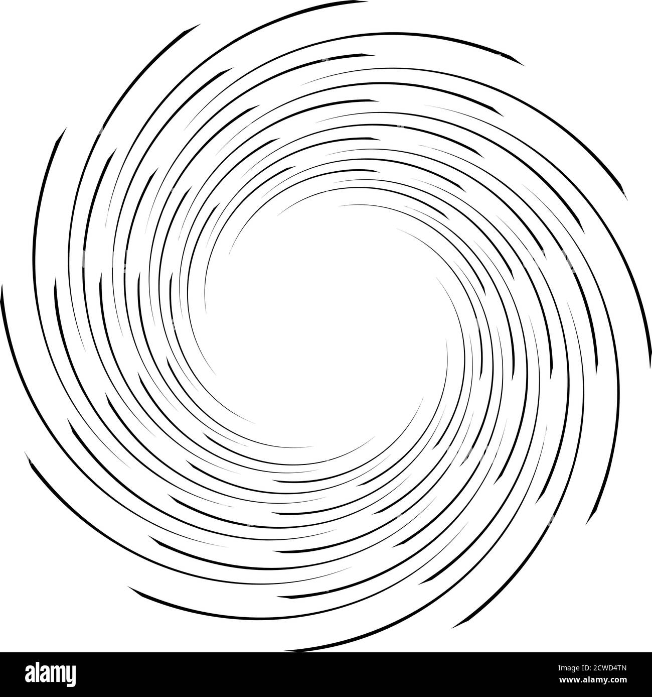 Spiral, twist radial swirl, twirl circular vector illustration. Revolve ...