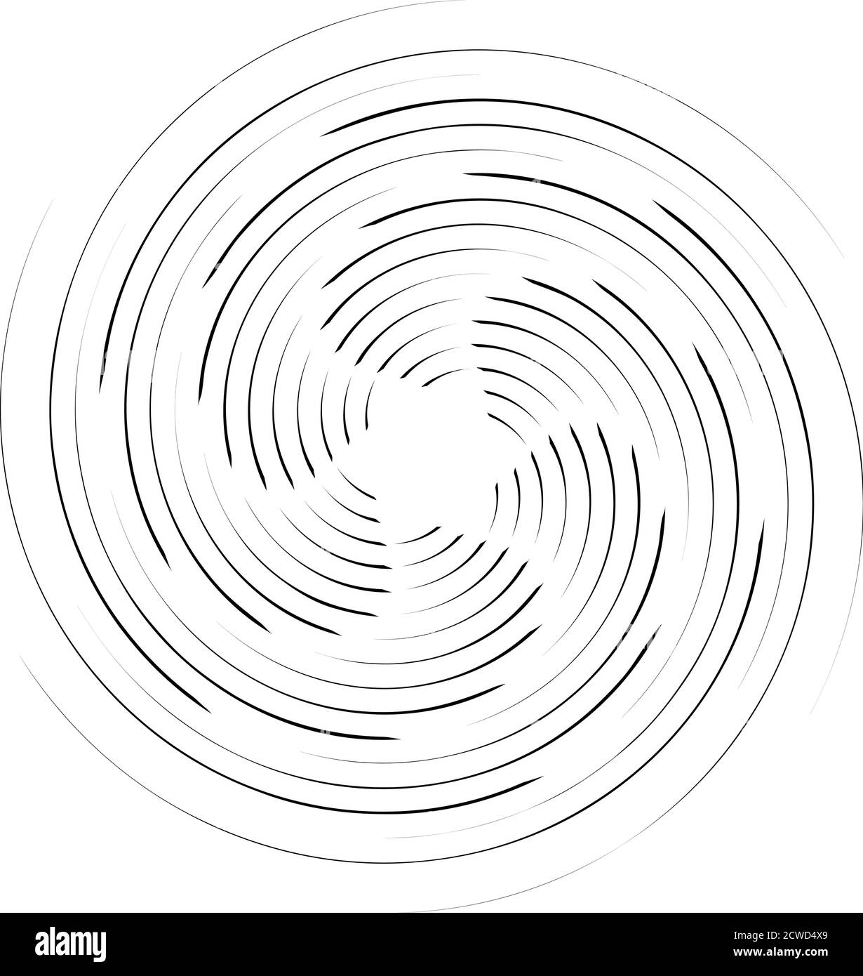 Spiral, twist radial swirl, twirl circular vector illustration. Revolve ...