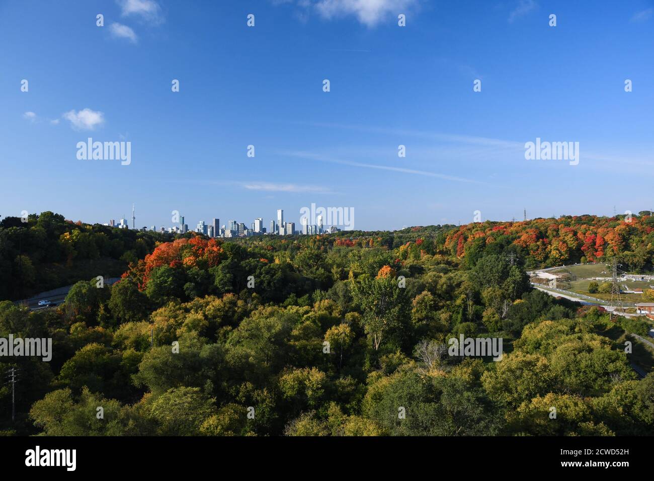 Toronto Skyline in Fall Stock Photo - Alamy